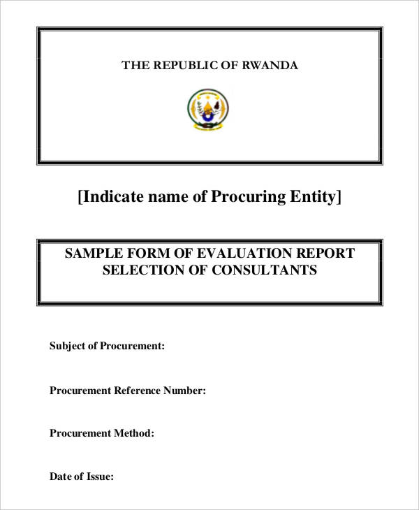 13+ Evaluation Report Templates- PDF, Word, Apple Pages