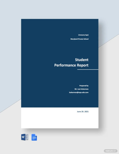 Performance Report Template - 21+ Free Word, PDF Format Download
