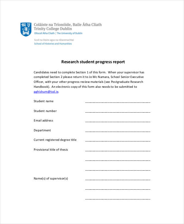 15+ Progress Report Templates- Word, PDF, Pages