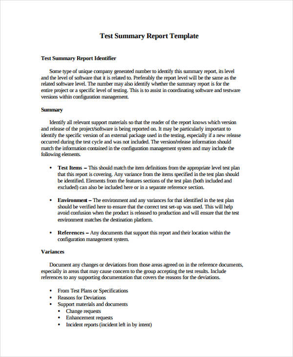 23+ Test Report Templates - Free Word, PDF Format Download