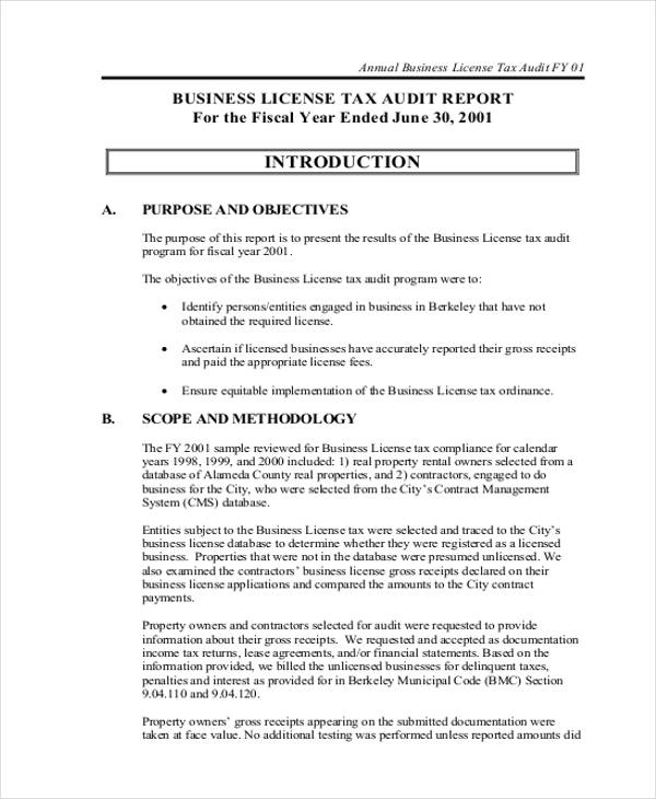 36+ Report Formats - Word, PDF