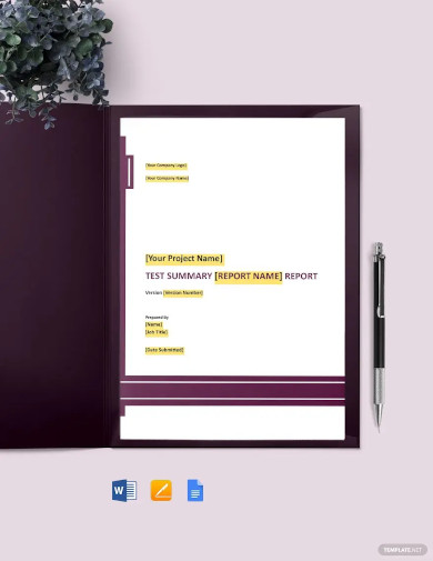 23+ Test Report Templates - Free Word, PDF Format Download