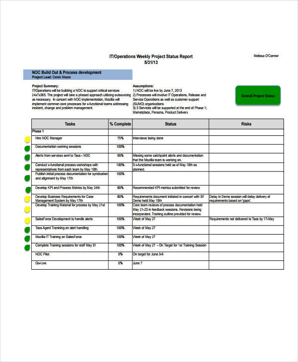 20+ IT Report Templates - Free Sample, Example Format Download