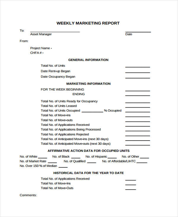 24+ Sample Marketing Report Templates - Docs, Word, PDF