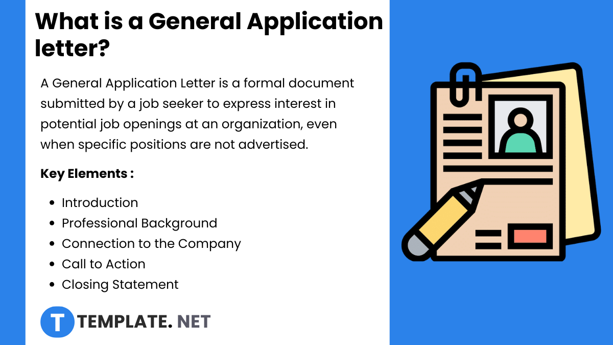 General Application Letter For Any Position