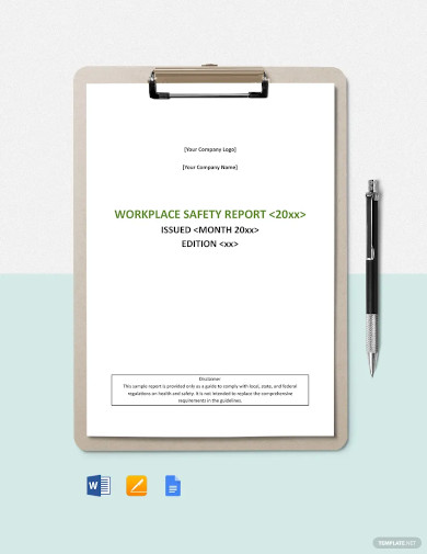 Safety Report Templates - 27+ Free Word, PDF, Apple Pages Format Download
