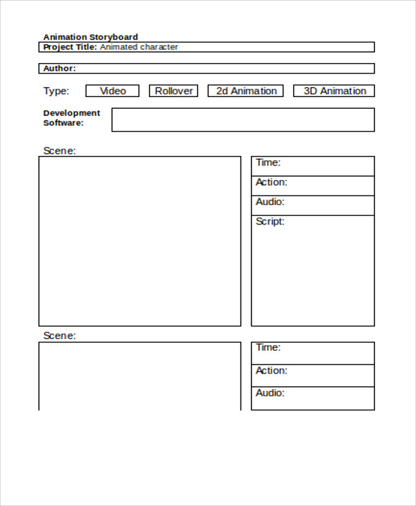 22+ Storyboard Templates in Word