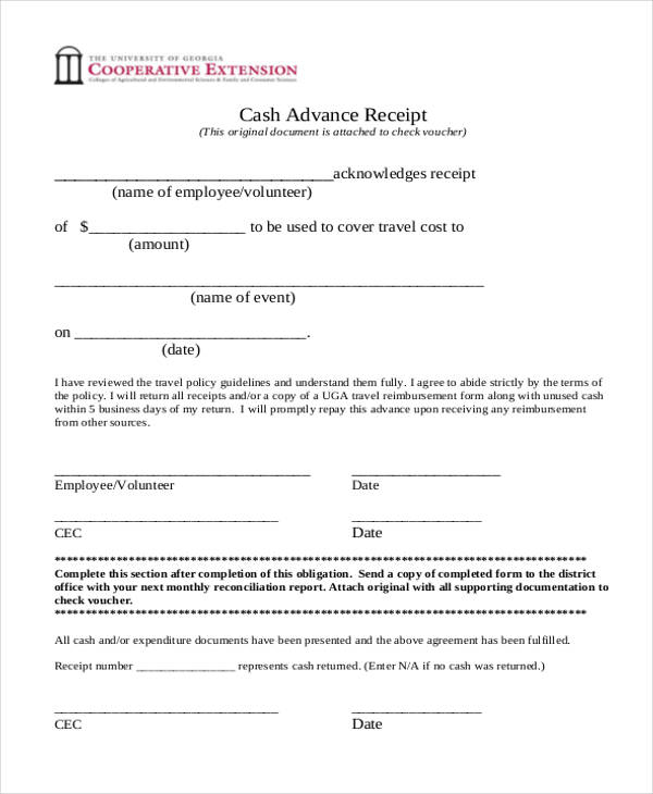 9+ Cash Receipt Templates