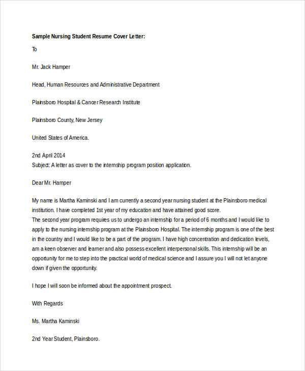 Sample Cover Letter For Wildlife Internship 200 Cover Letter Samples