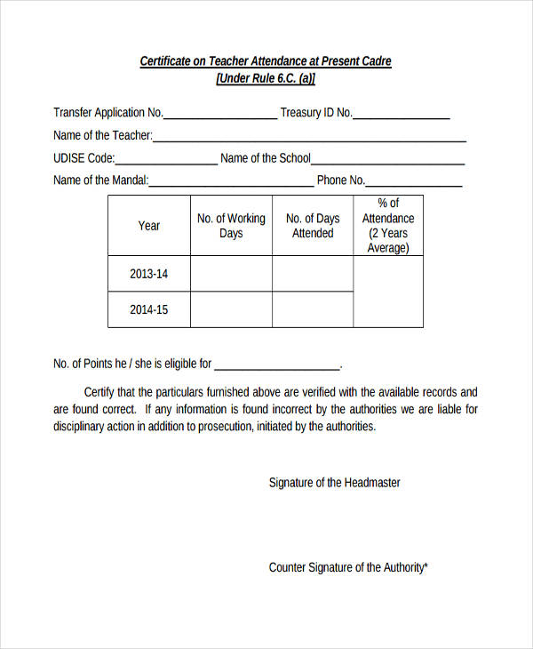 Certificate Formats Templates - 43+ Word, Excel, PDF Documents Download