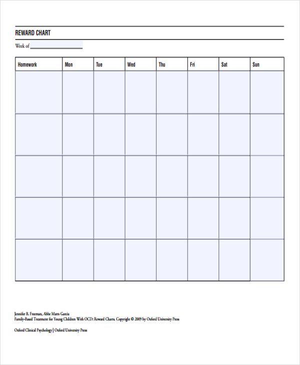 12+ Reward Chart Templates - ffSample, Example Format Download