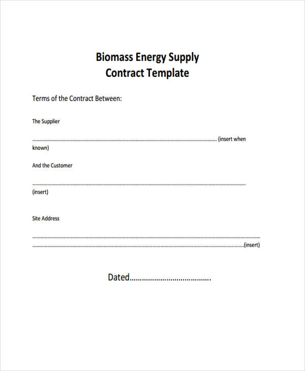 10+ Supply Contract Templates - Free Word, PDF, Apple Pages, Google ...