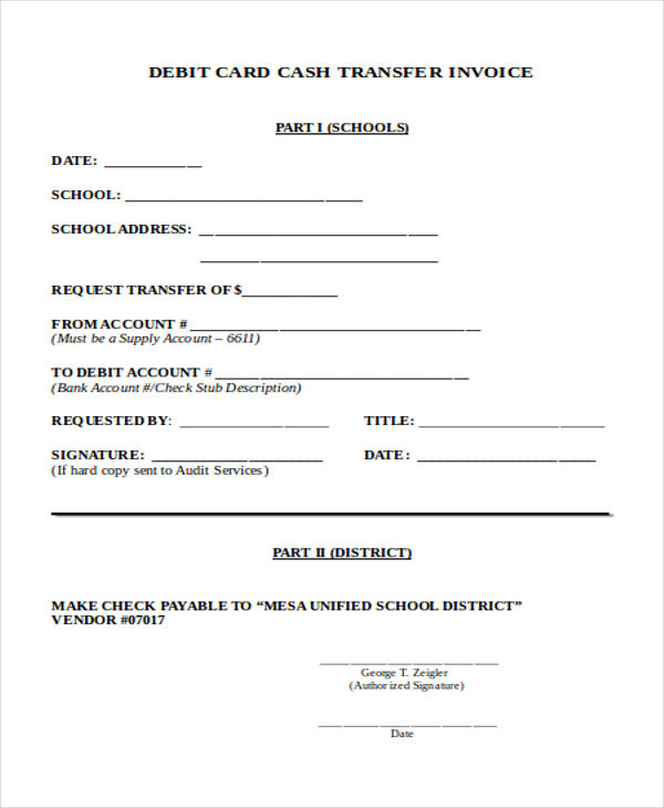 7+ Cash Invoice Templates - Word, PDF, Excel