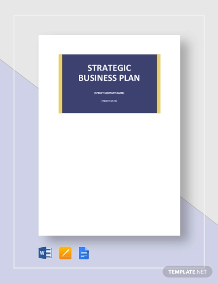 37+ Strategic Plan Templates - PDF, Docs