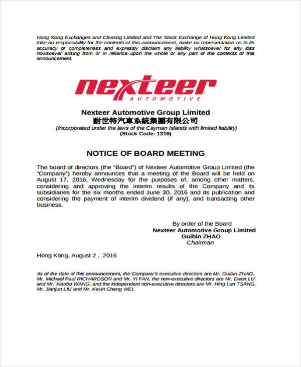 23+ Notice Templates