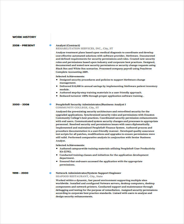10+ Sample Business Curriculum Vitae Templates - PDF, DOC