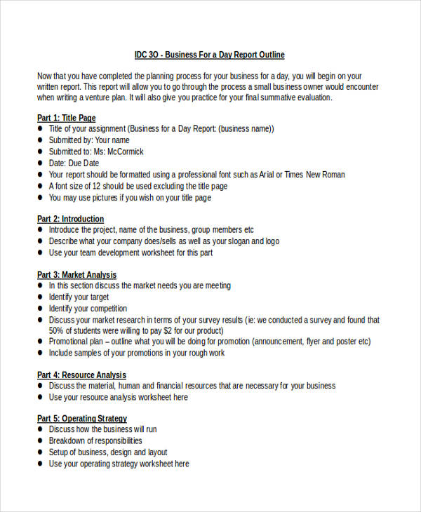 44+ Outline Templates in Word