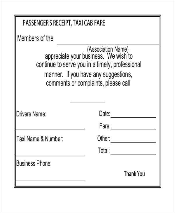 Bill Receipt Template 14 Free Word PDF Format Download