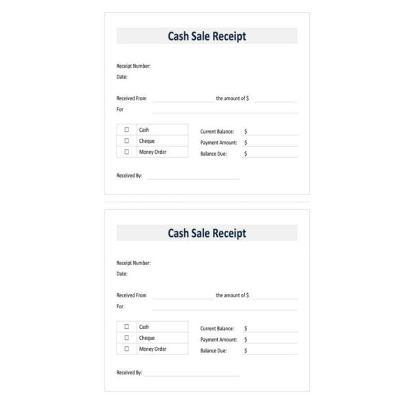 30+ Free Receipt Templates