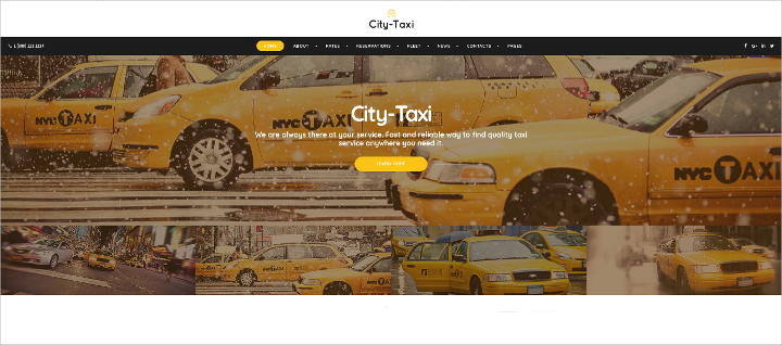 16+ Taxi Website Templates - Online, City, Service