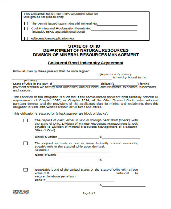 9+ Collateral Agreement Templates - Word, PDF