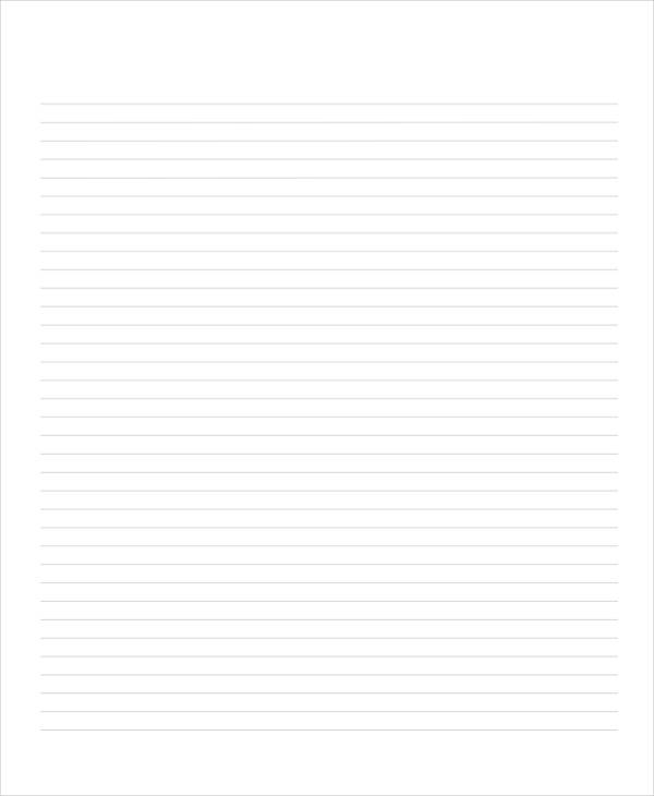 10 Lined Paper Templates - Free Sample, Example, Format Download