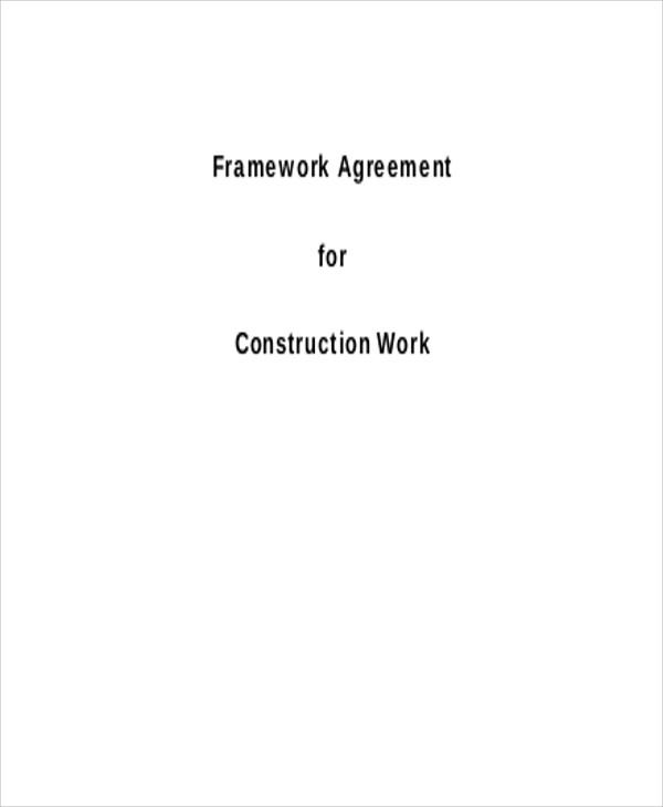 9+ Framework Agreement Templates - Free Sample, Example Format Download