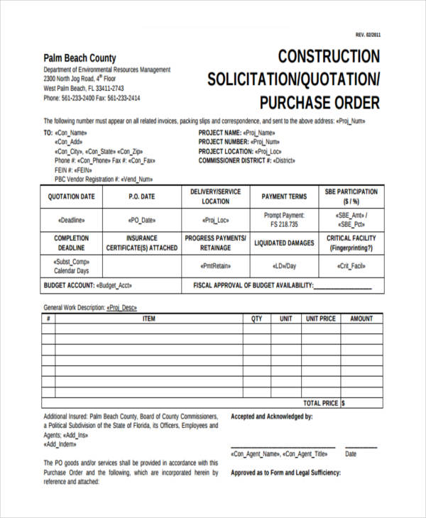 11+ Purchase Quotation Templates - Samples, Examples Format Download