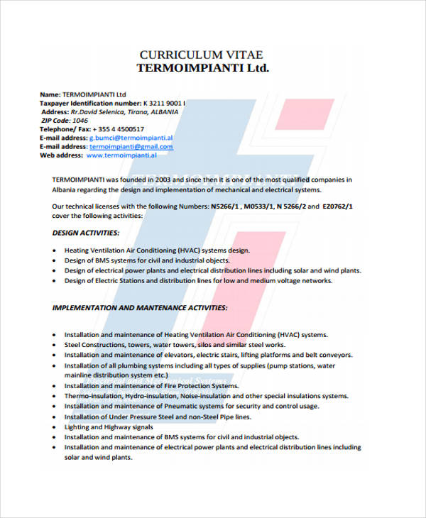 9+ Plumber Resume Templates - PDF, DOC