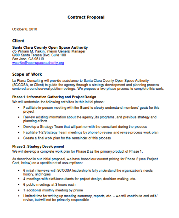 46+ Free Proposal Templates - Word, PDF