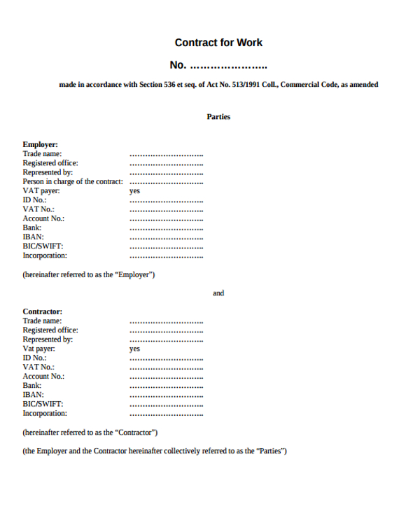 8+ Work Receipt Templates -Word, PDF