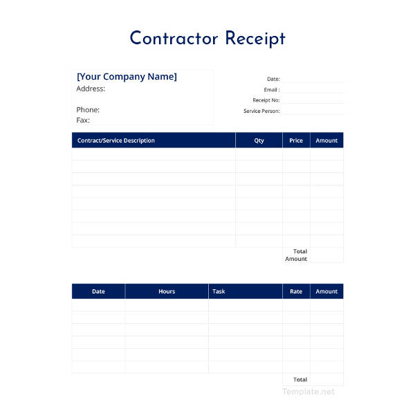 27+ Receipt Formats in Word
