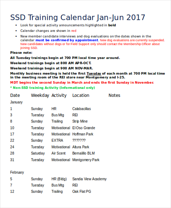 36+ Calendar Templates in Word