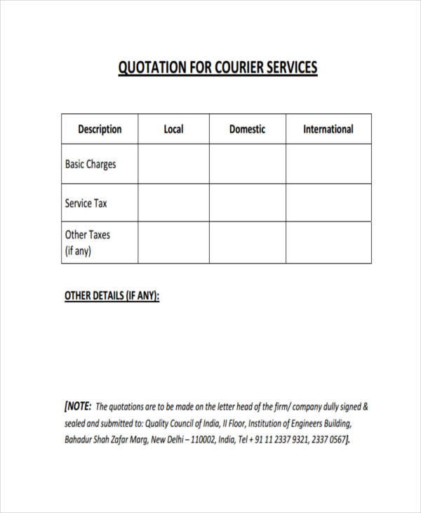 14+ Professional Quotation Templates - PDF, Word