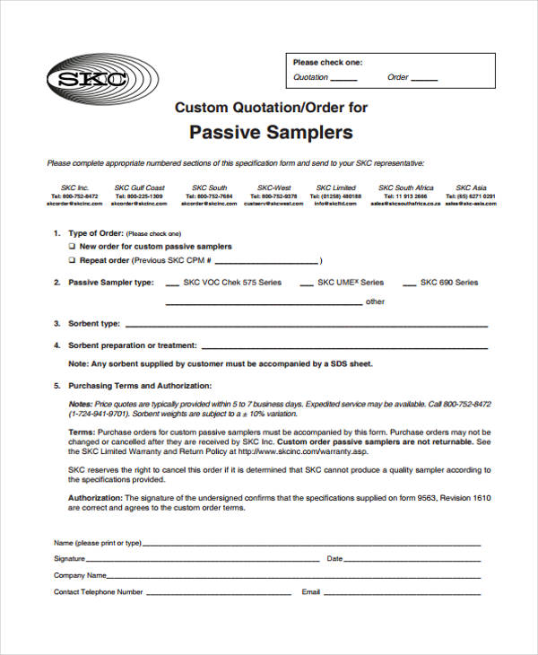 24+ Quotation Formats in PDF | Illustrator | InDesign | MS Excel ...