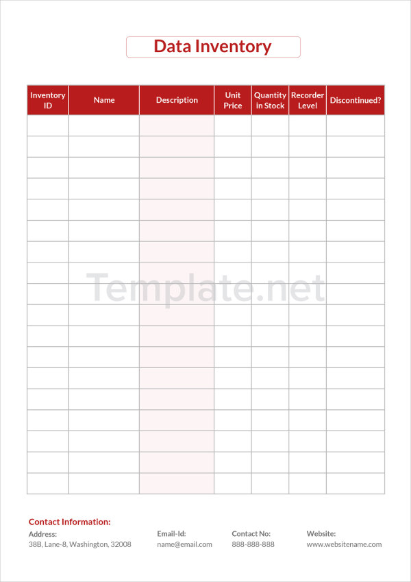 22+ Inventory Templates - Word, Docs, PDF