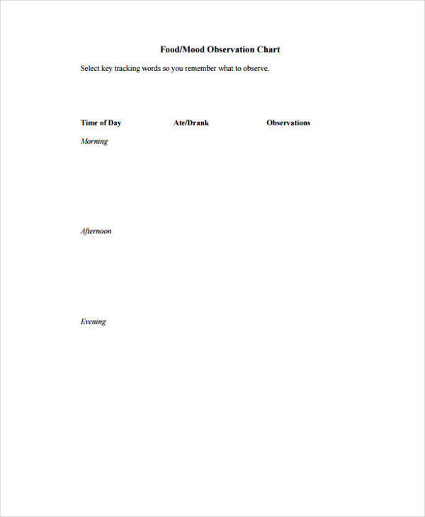 33+ Blank Chart Templates in PDF | Word | Excel | Numbers | Pages ...