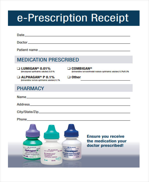 8+ Doctor Receipt Templates - Free Sample, Example Format Download