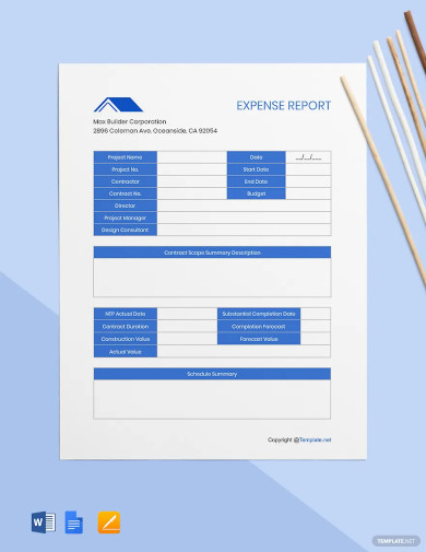 66+ Expense Report Templates - Word, PDF, Excel