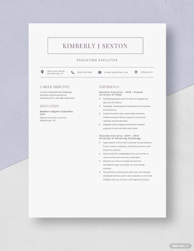 33+ Executive Curriculum Vitae Templates - PDF,DOC