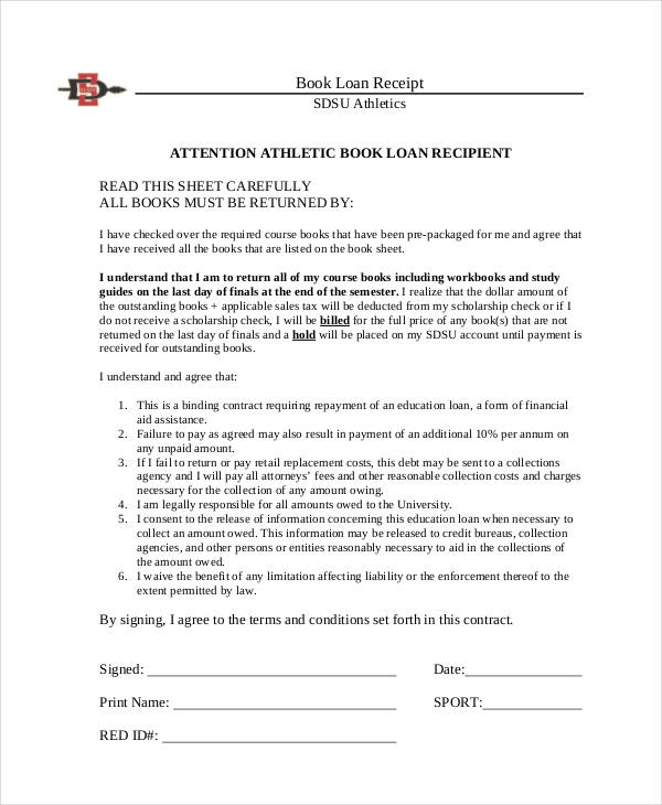 17+ Loan Receipt Templates - Free Sample, Example Format Download