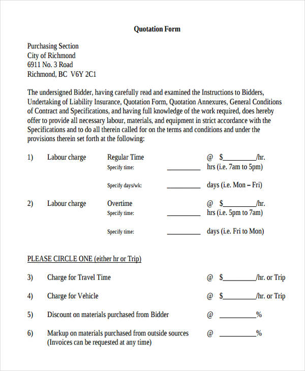 Quotation Electrical Work Estimate Sample Classles Democracy