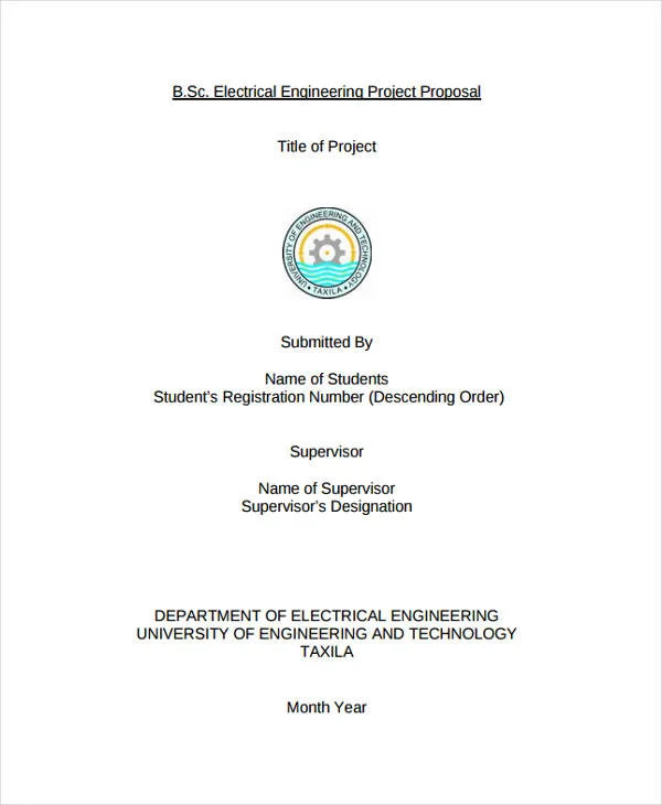 12 Engineering Project Proposal Templates Word PDF Pages Google Docs