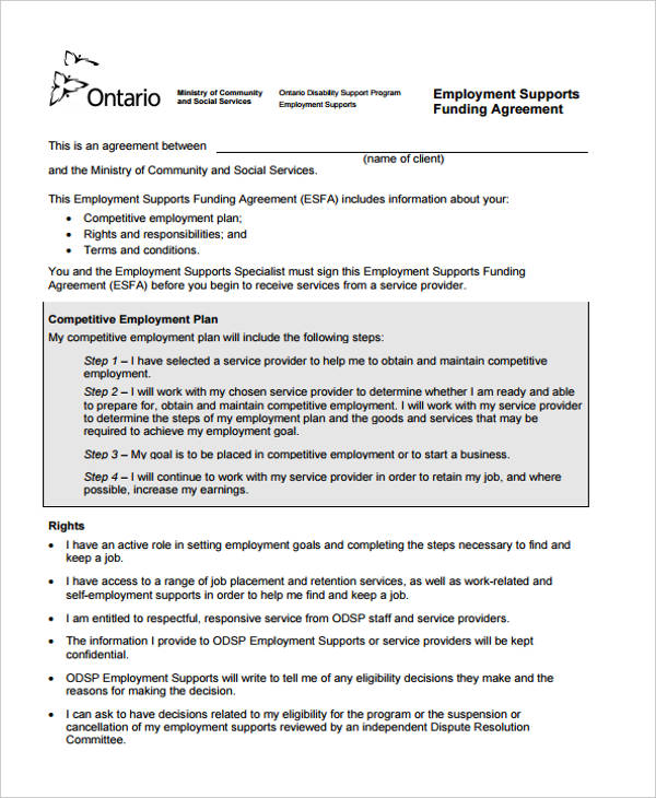 10 + Funding Agreement Templates - Free Word, PDF Format Download