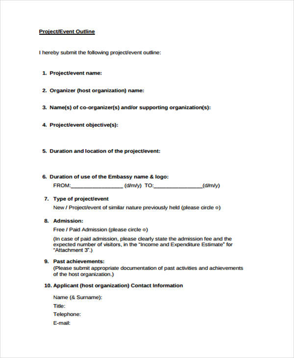 15 Outline Templates
