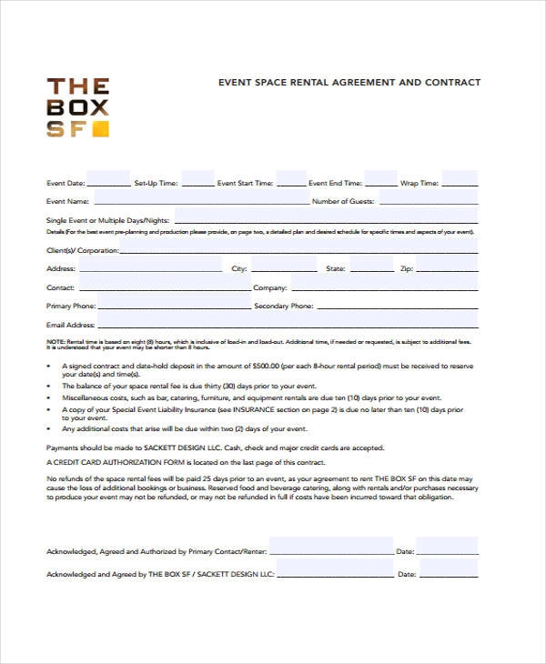 18+ Event Contract Templates in MS Word | Pages | Google Docs | PDF