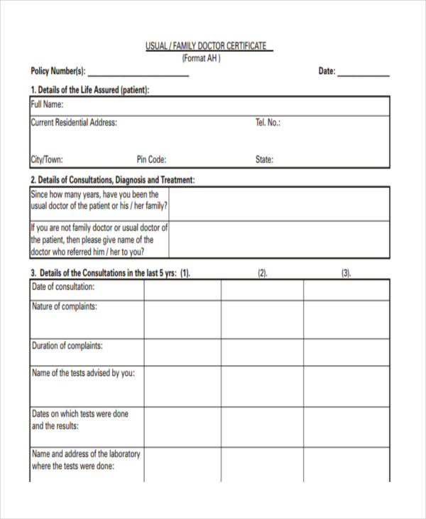 Certificate Formats Templates - 43+ Word, Excel, PDF Documents Download