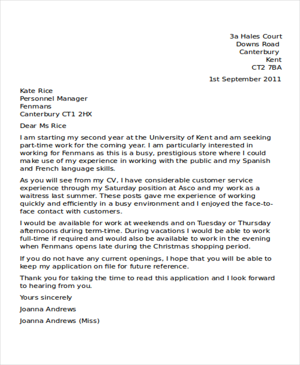 43 Cover Letter Examples For Your First Job Tips Gover