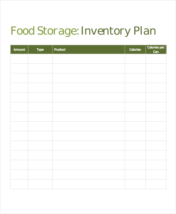 7+ Storage Inventory Templates - Free Sample, Example Format Download