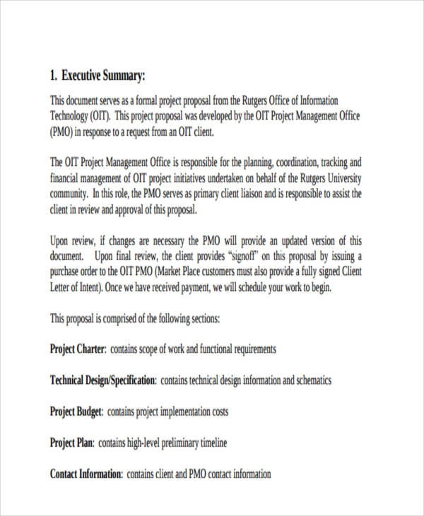 8+ IT Project Proposal Templates - Word, PDF, Google Docs, Pages
